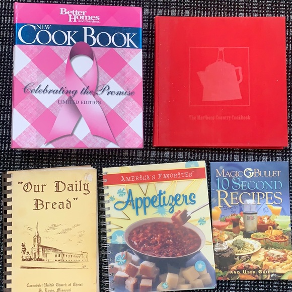Kitchen | 5 Cookbooks 2 Hardback 3 Paperback | Poshmark